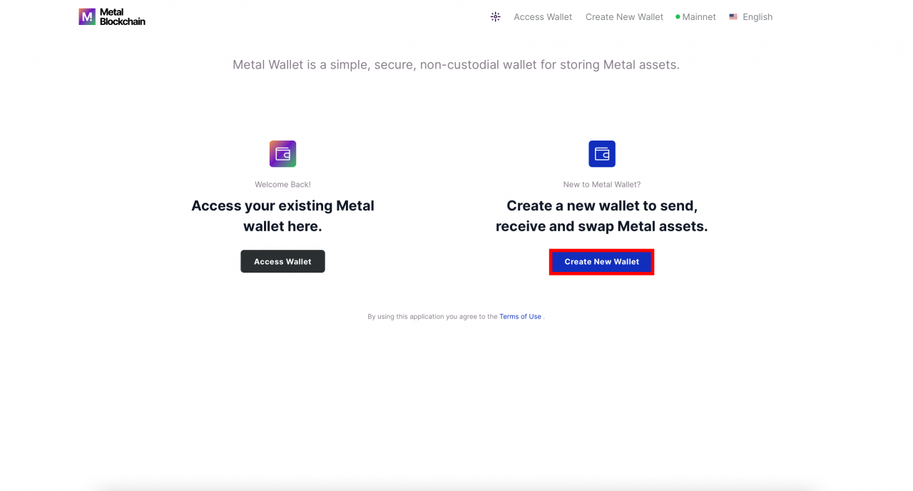 How To Create A Metal Blockchain Account In The Metal Wallet Metal Staking 