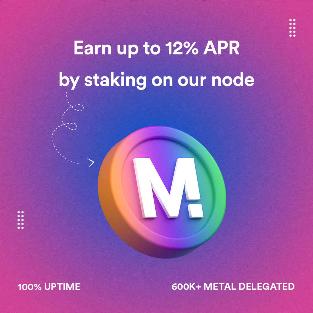 Monitoring your Metal Blockchain node - Metal Staking Monitoring your Metal Blockchain node - Metal Staking
